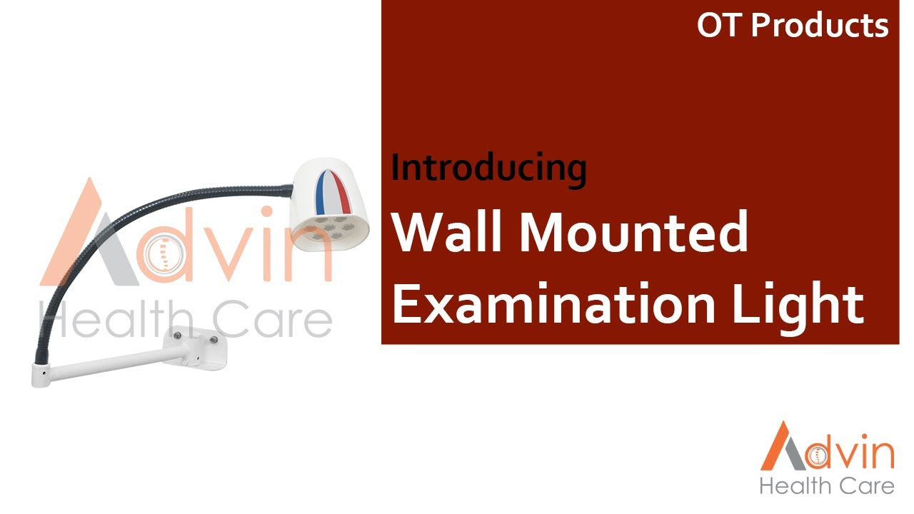 Wall Mounted Examination Light - YouTube
