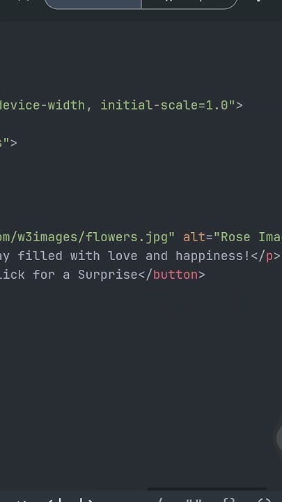 How to make//#Happy rose 🌹 day program in HTML programming language 😀 - YouTube