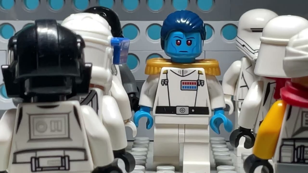 Thrawn’s return recreated in lego - YouTube
