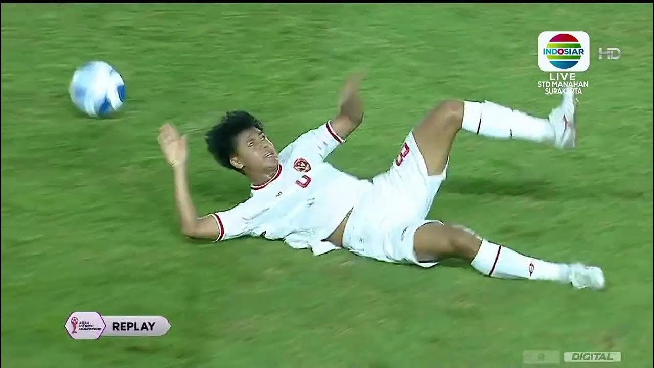 Full Match (First Half) - Indonesia vs Laos - AFF U16 Championship 2024 - YouTube