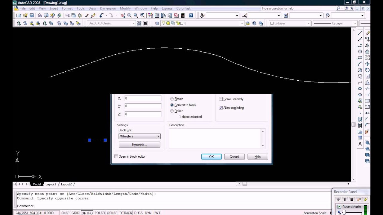 Measure en Autocad - YouTube