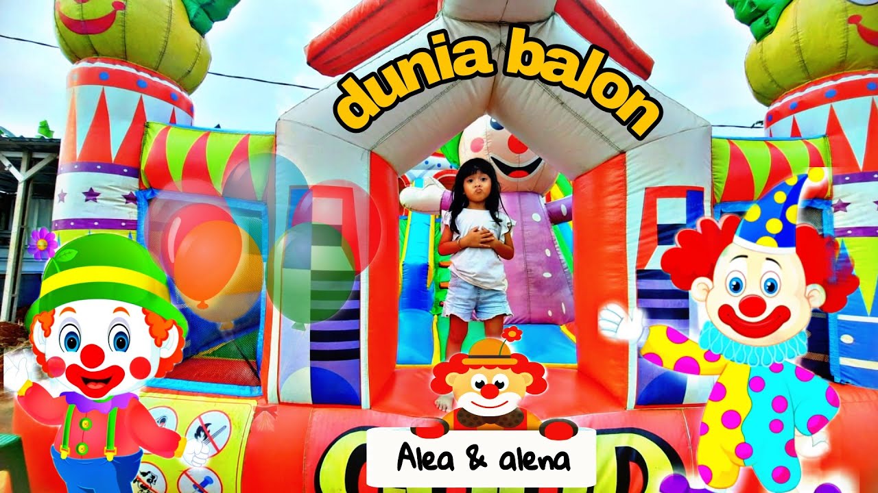 ISTANA BALON | RUMAH BALON GAMBAR BADUT - YouTube
