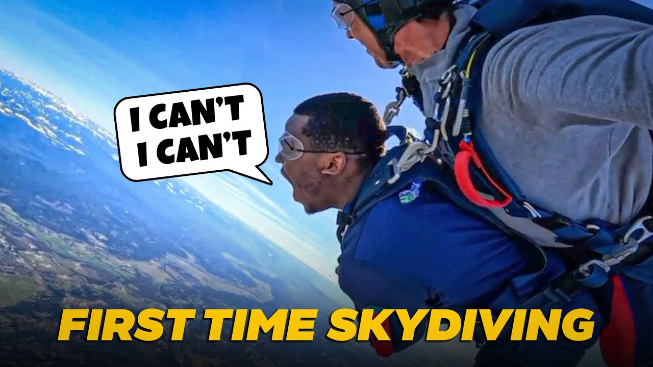 First time skydiving in Seattle - YouTube