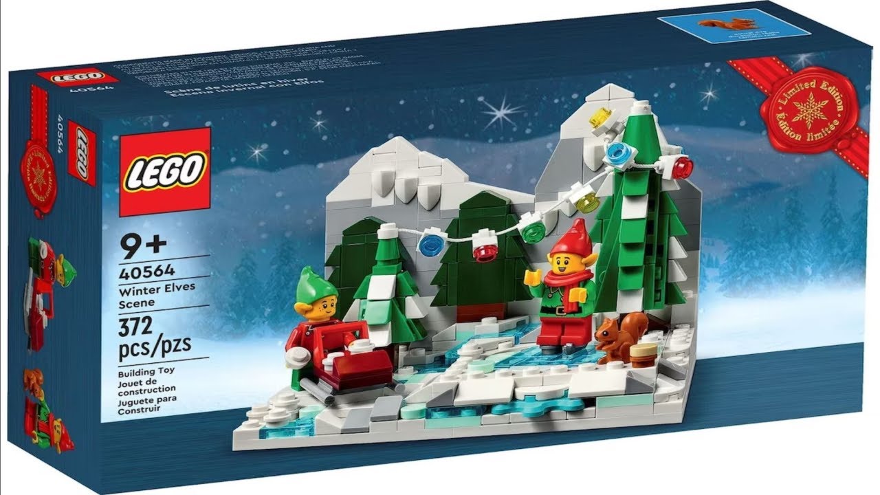 Lego Winter Elves Scene - 40564 - Speed Build - YouTube