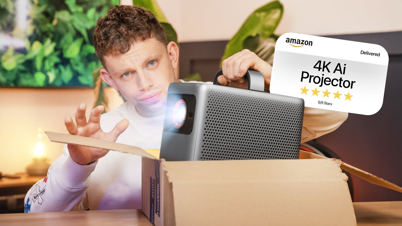 My New 4K Ai Projector From Amazon - The Future of Projectors! - YouTube