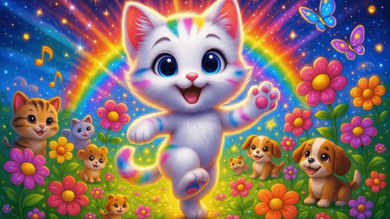 Jump, Wiggle, Meow! 🐾🎶 | Kitty Dance Song #songsforkids #nurseryrhymes ...