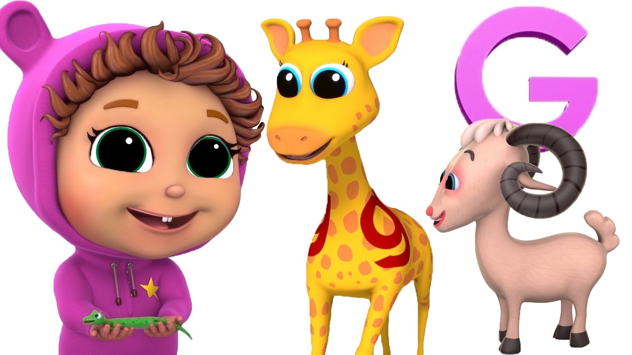 Gordy Goat | Letter Recognition | Learn Phonics Letter G | Upper Case ...