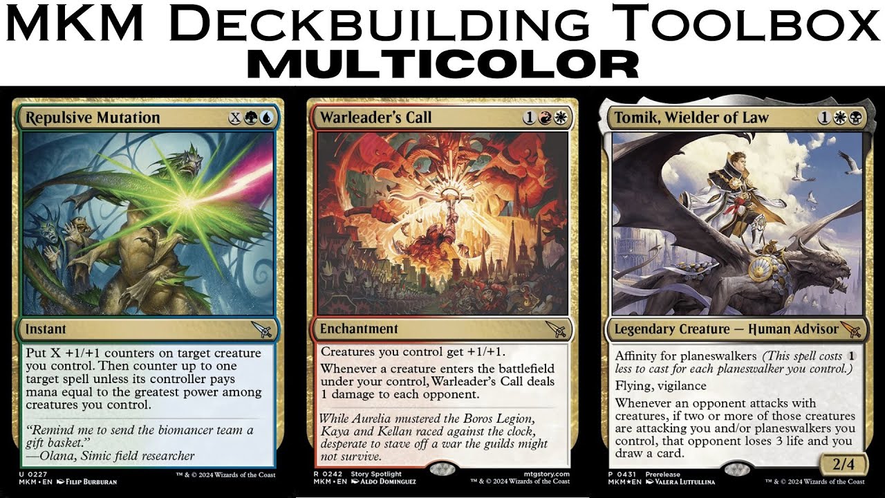 MKM Deckbuilding Toolbox: Multicolor - YouTube