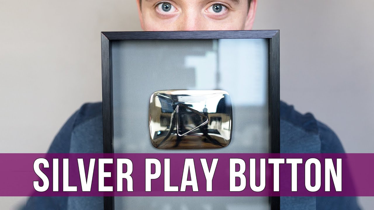 SILVER YOUTUBE PLAY BUTTON! - YouTube