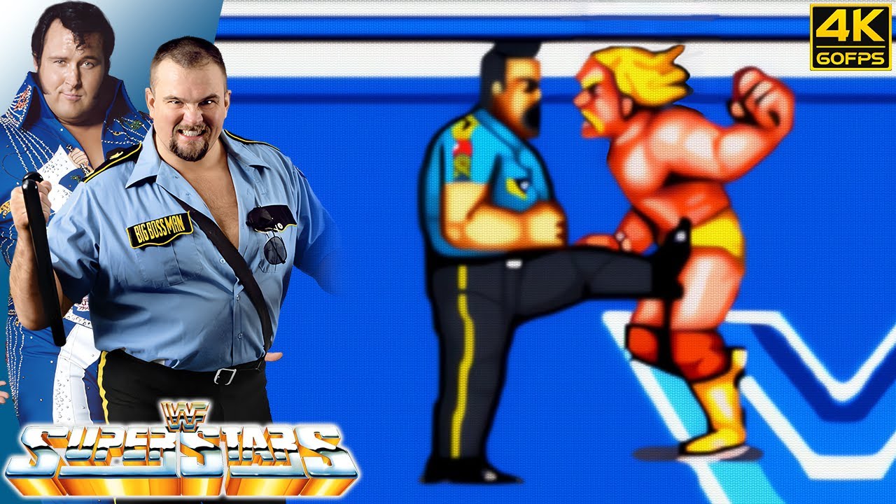 WWF Superstars - Big Boss Man & The Honky Tonk Man (Arcade / 1989) 4K ...
