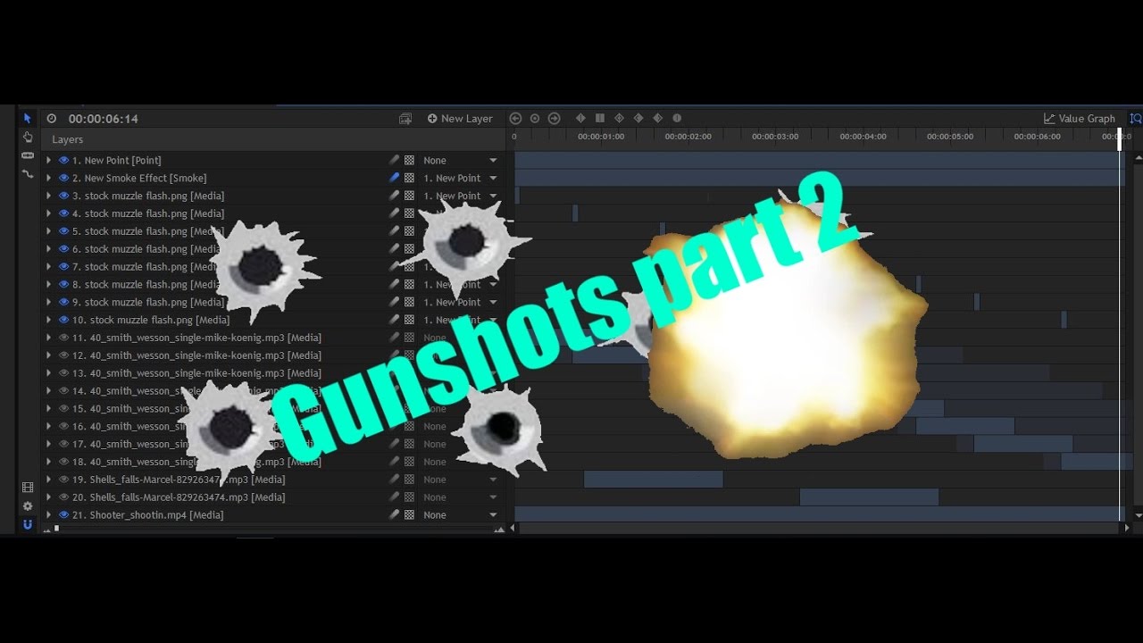 How to make a gunshot effect for free in Hitfilm part 2 (advanced ...