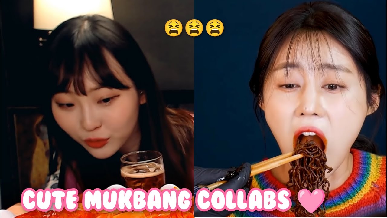 cute mukbang collabs 🩷| taenut 2.0 🥯 - YouTube