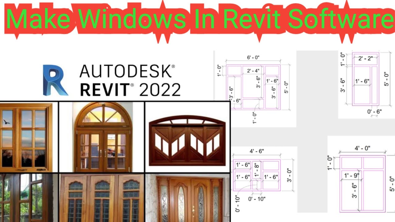 How to Make Windows In Revit Software hindi #civilengineeringhub # ...
