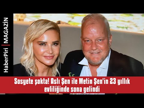 Sosyete şokta! Aslı Şen ile Metin Şen'in 23 yıllık evliliğinde sona gelindi - MAGAZİN TURU