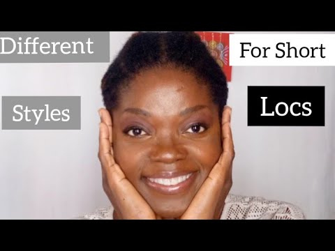 Short Loc Styles with Low manipulation. starter locs styles. - YouTube