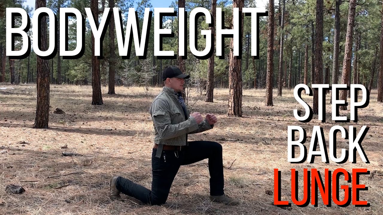 Bodyweight Training - Step Back Lunge - YouTube