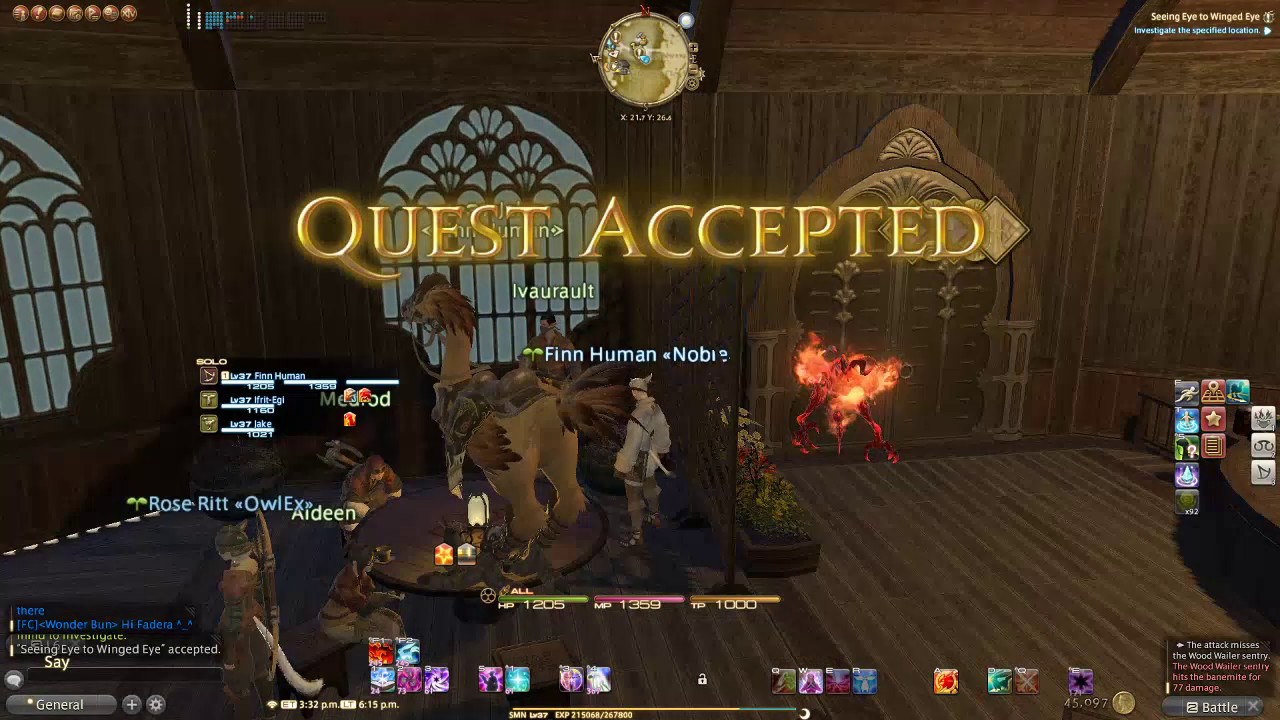 FFXIV Final Fantasy 14 "Seeing Eye to Winged Eye" - YouTube