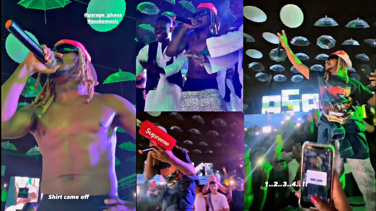 Asake Shut Down Ghana 🇬🇭As He Performs Terminator For The First Time On ...