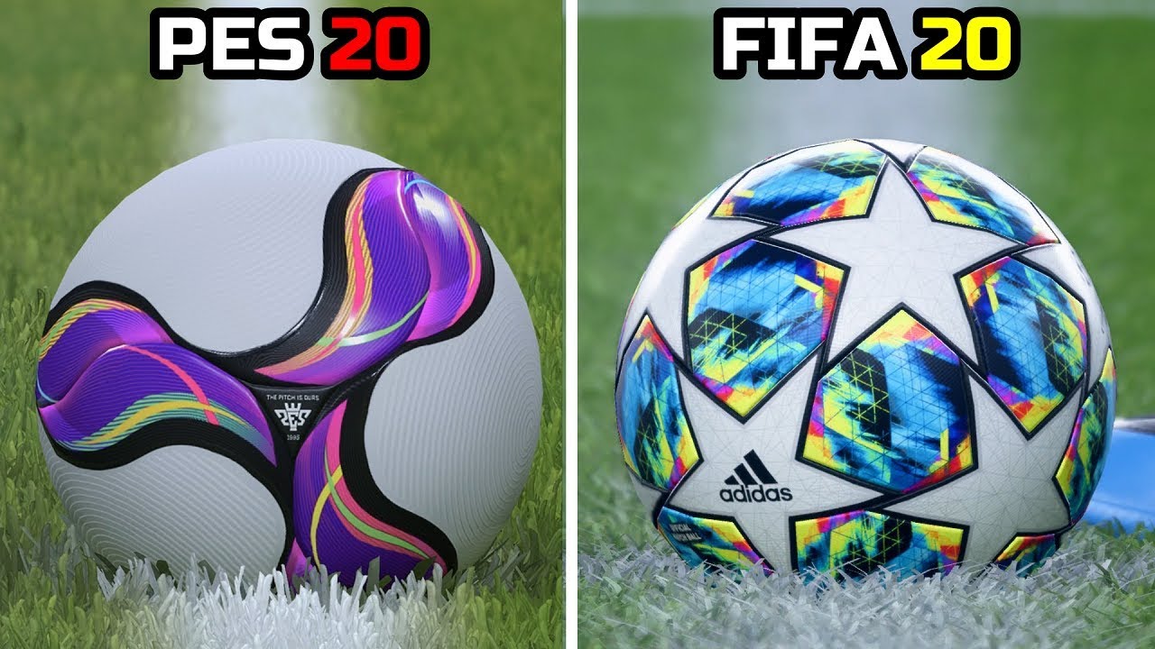 FIFA 20 VS PES 20 - 4K Graphics Comparison - YouTube