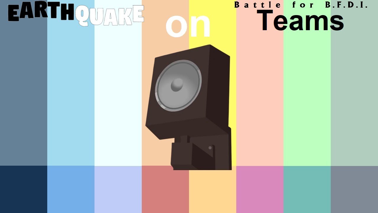 If Earthquake Characters were on BFB Teams - YouTube