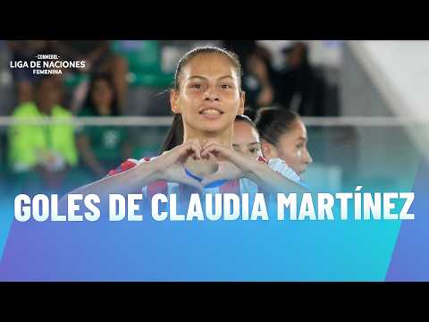 TODOS LOS GOLES DE CLAUDIA MARTÍNEZ EN LA CONMEBOL LIGA DE NACIONES FEMENINA