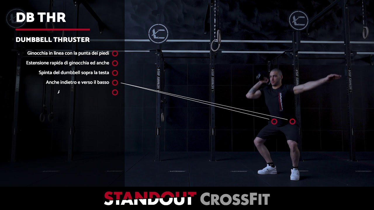 DB THR :: DUMBBELL THRUSTER - YouTube