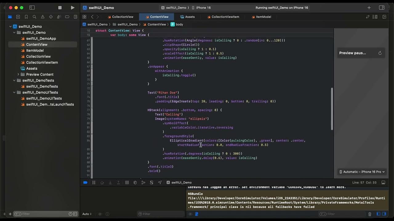 Calling Animation in SwiftUI Using Phase Animator. - YouTube