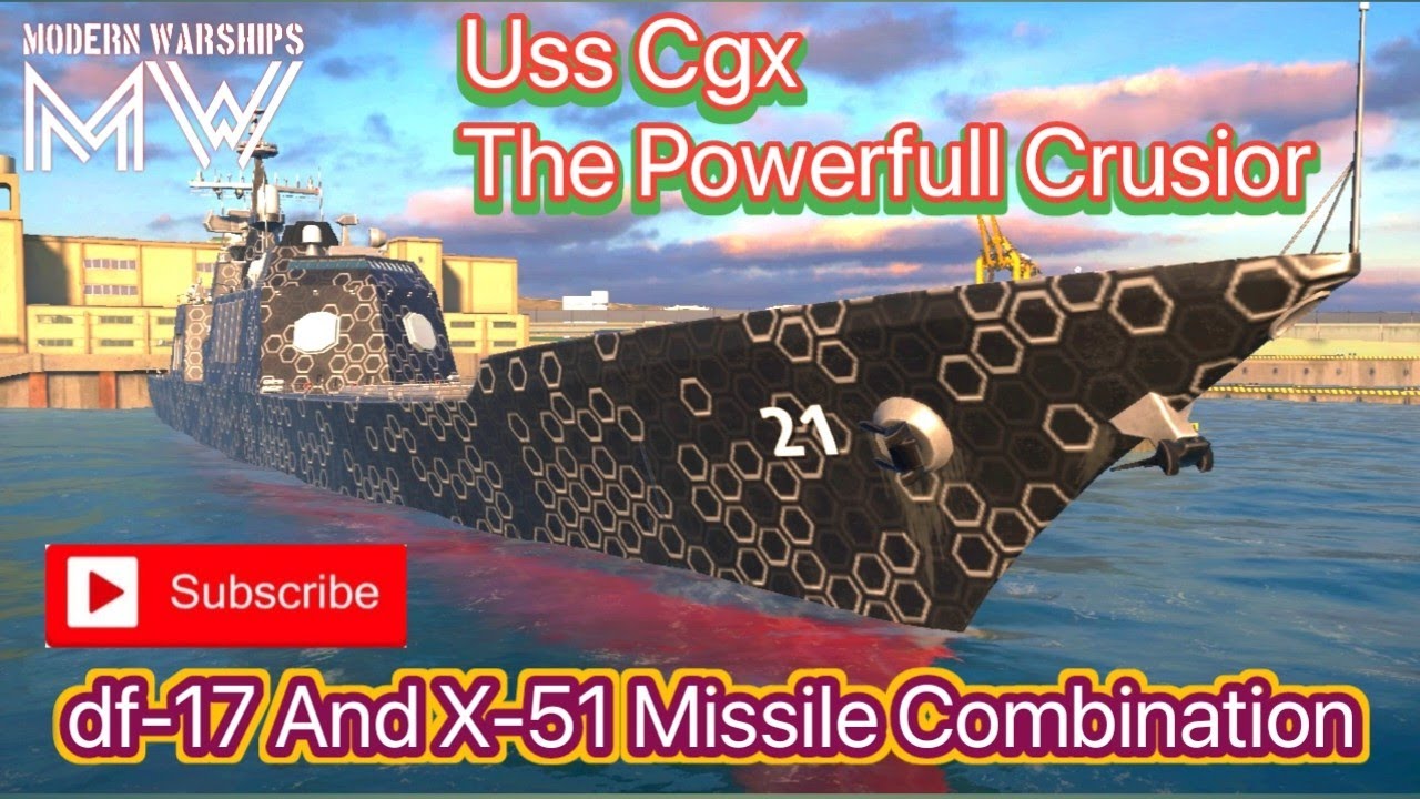 Uss Cgx Crusior|df-17 & x-51 waverider Combination|Modern warships ...