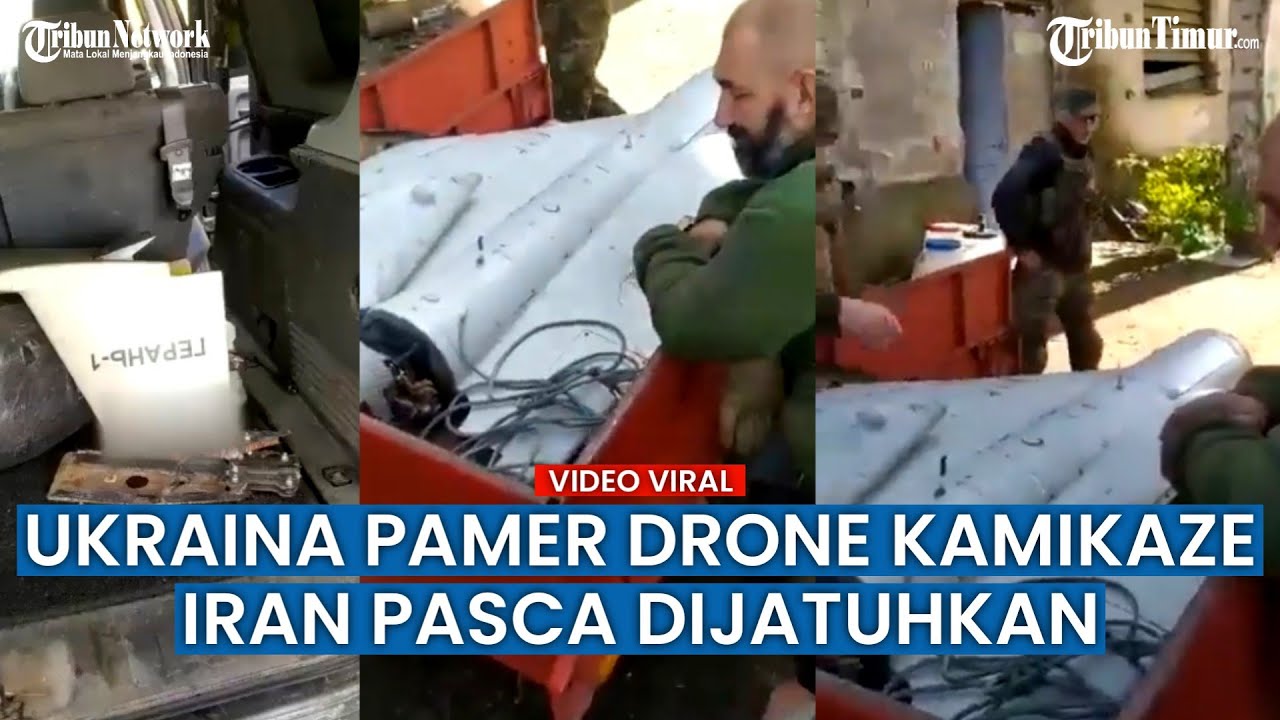 APES! Drone Kamikaze Shahed-131 "Geran 1" Rusia Ditembak Jatuh Tentara ...