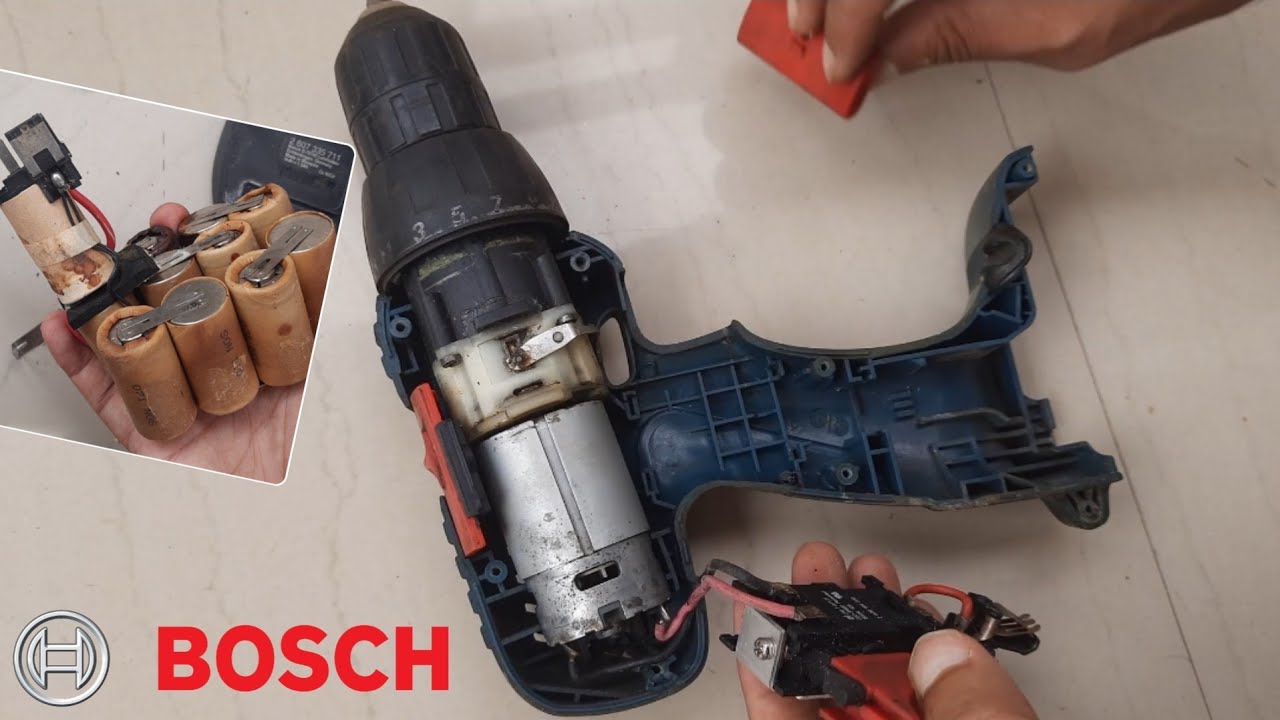 How to Repair Cordless Drill Machine | Drill Machine Restoration - YouTube
