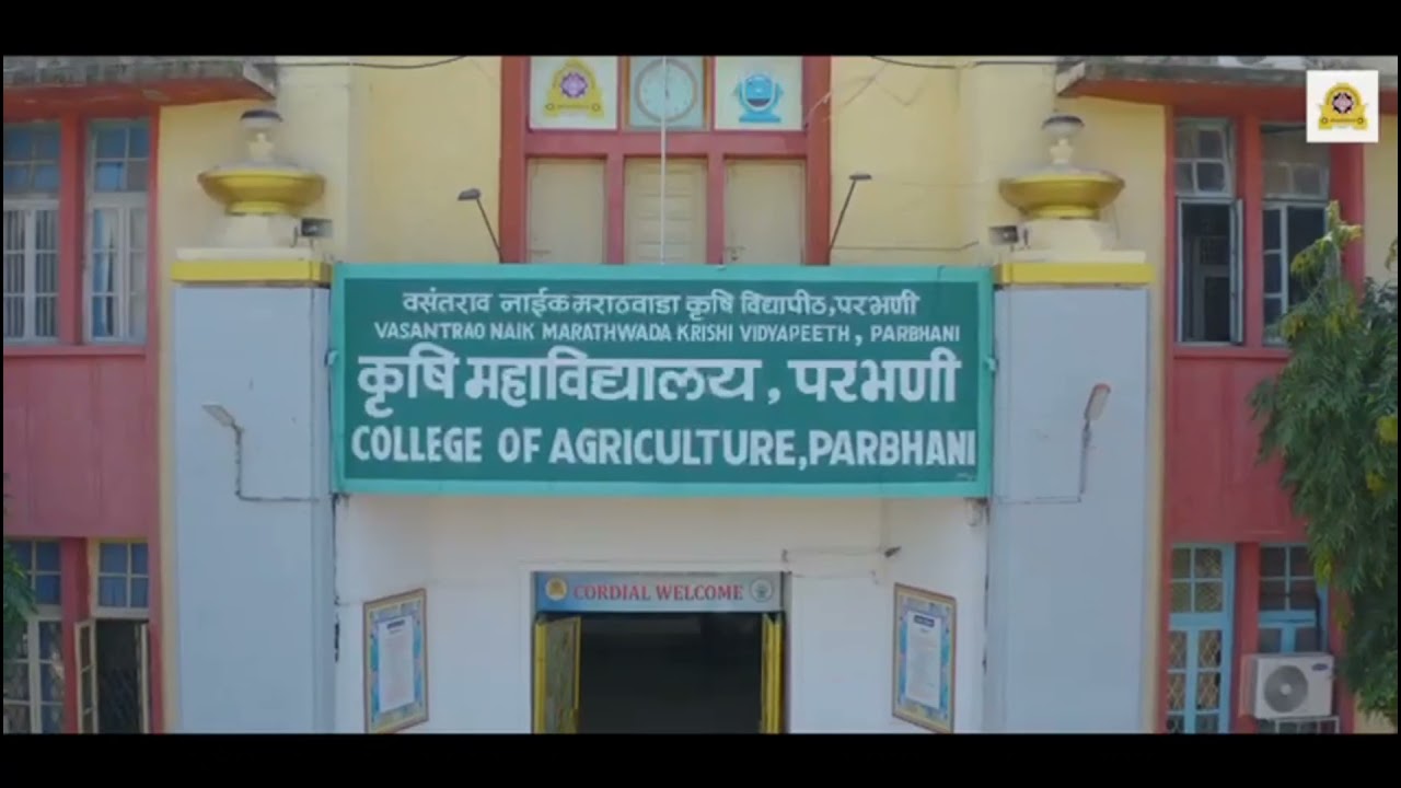 VNMKV AGRICULTURE UNIVERSITY PARBHANI COLLEGE OF AGRICULTURE PARBHANI ...