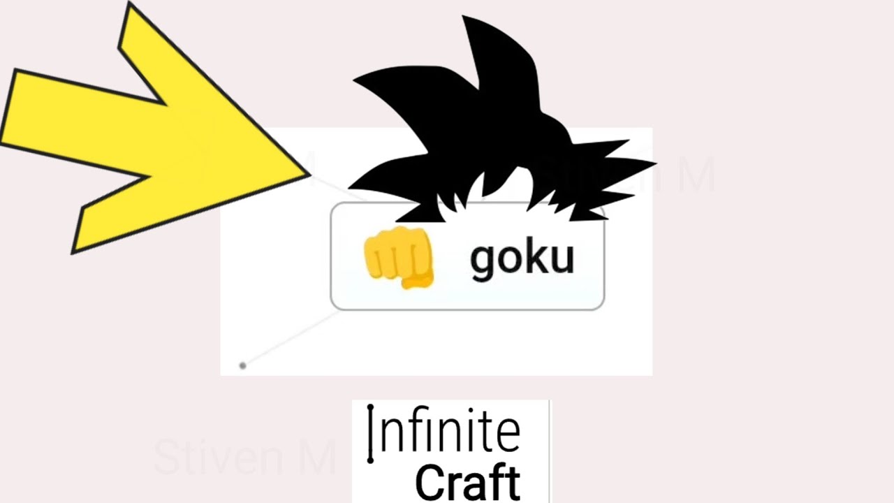 COMO HACER O CREAR A GOKU EN INFINITE CRAFT 2025 - YouTube