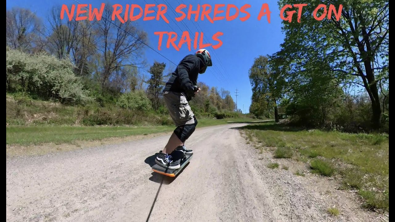 New Onewheel Rider Shredding Trails on a GT! - YouTube