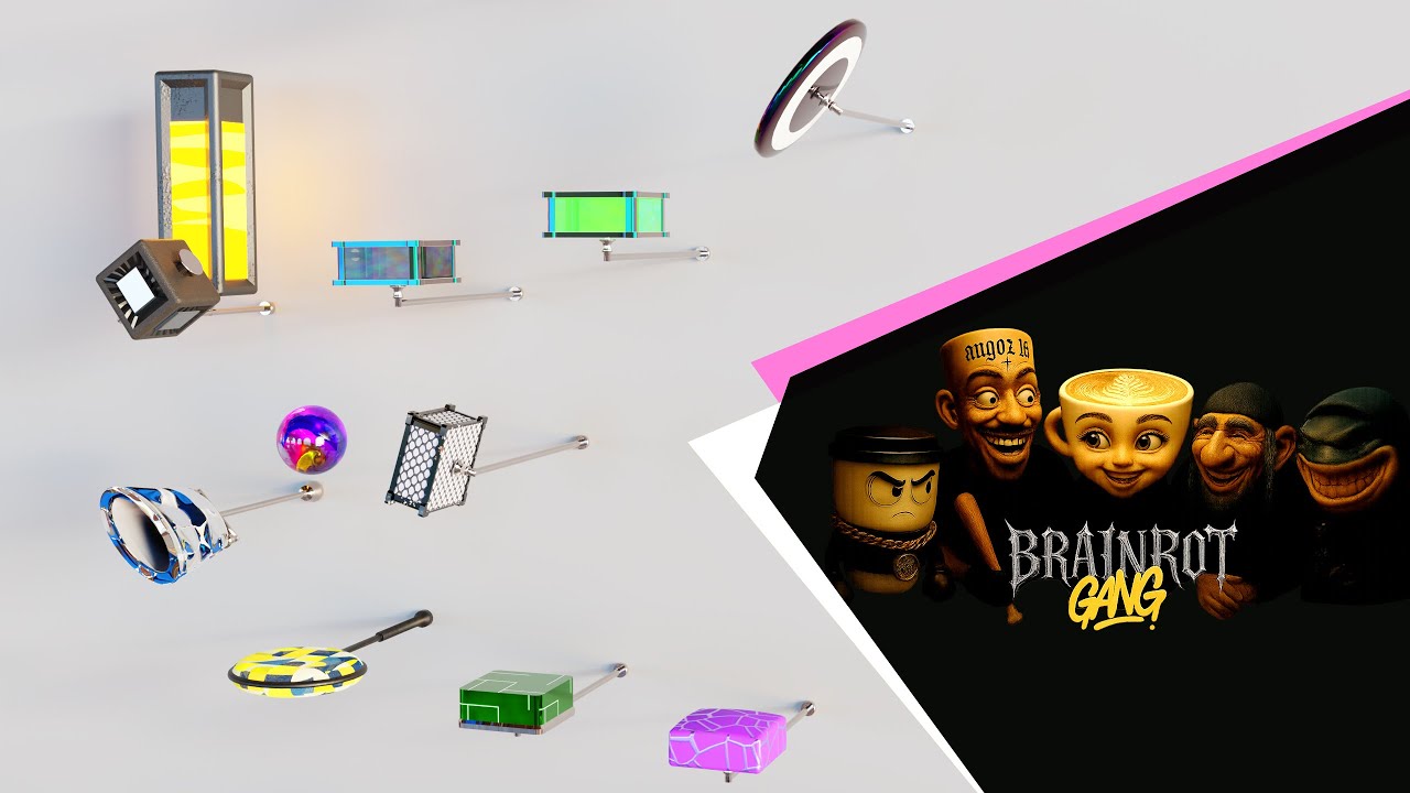 Brainrot Gang - Viral Meme Played on Cool Instruments With Marble ...