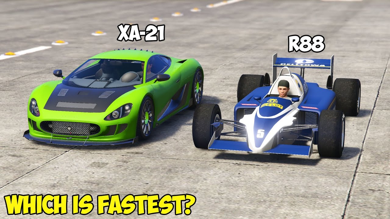 GTA 5 - OCELOT R88 vs OCELOT XA-21 - Which is Fastest? - YouTube