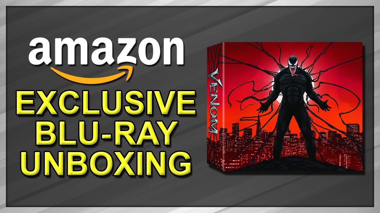 Venom Amazon Exclusive Blu-ray Unboxing - YouTube
