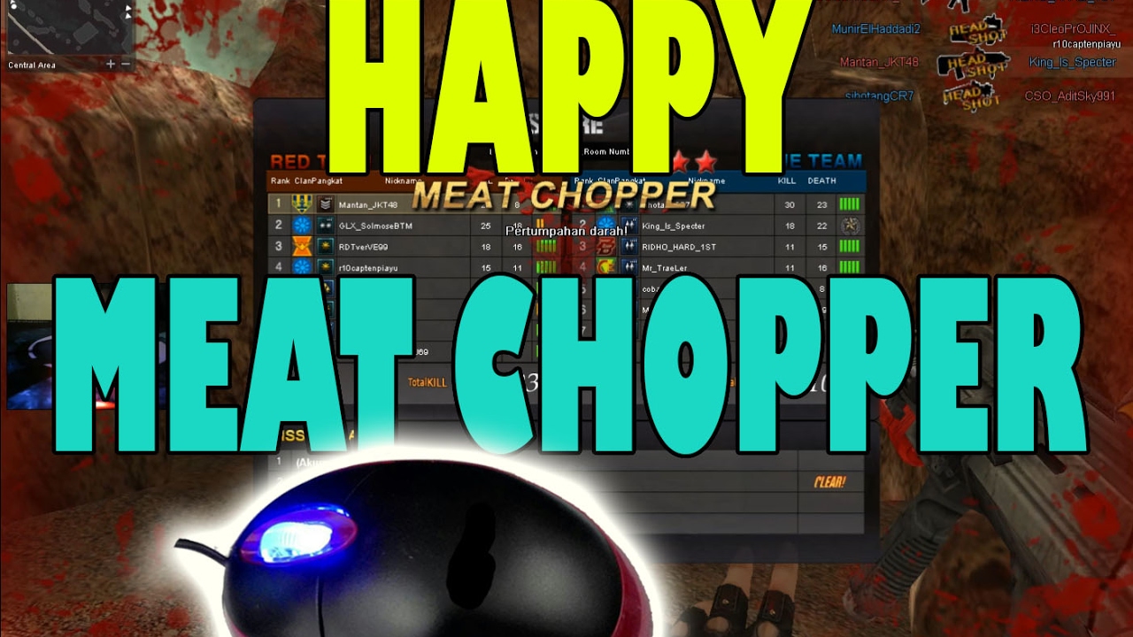 MOUSE TERMAHAL 4.5jt ANTI RECOIL - HAPPY MEAT CHOPPER - YouTube