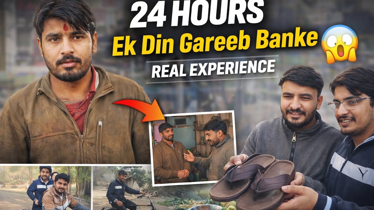 24 Hours with a Beggar 😱 | Dost Ko Gareeb Bana Diya | Real Experience ...