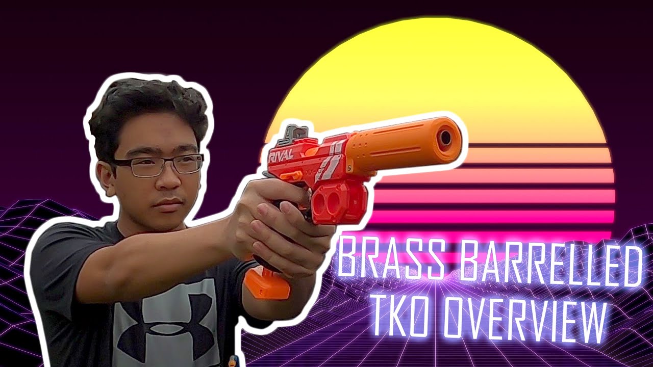 Brass Barrel TKO Overview | Nerf Rival Knockout Inline Clip Mod - YouTube