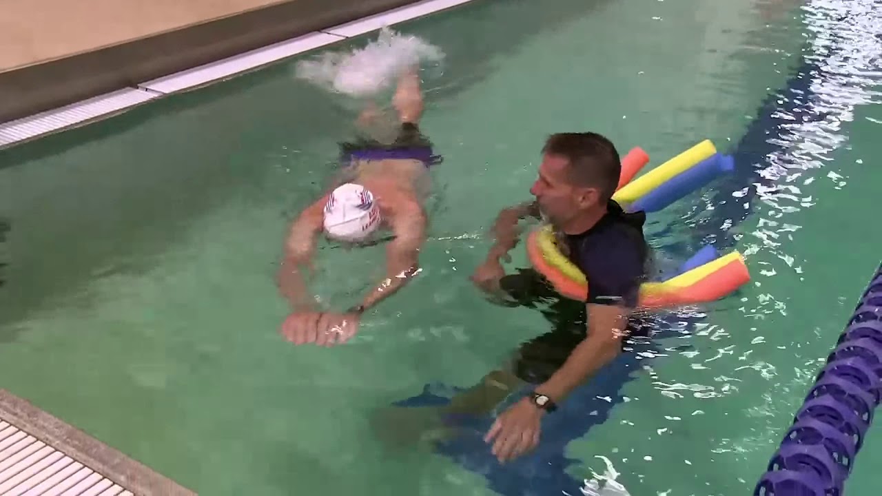16 deepwater diagonal swim - YouTube