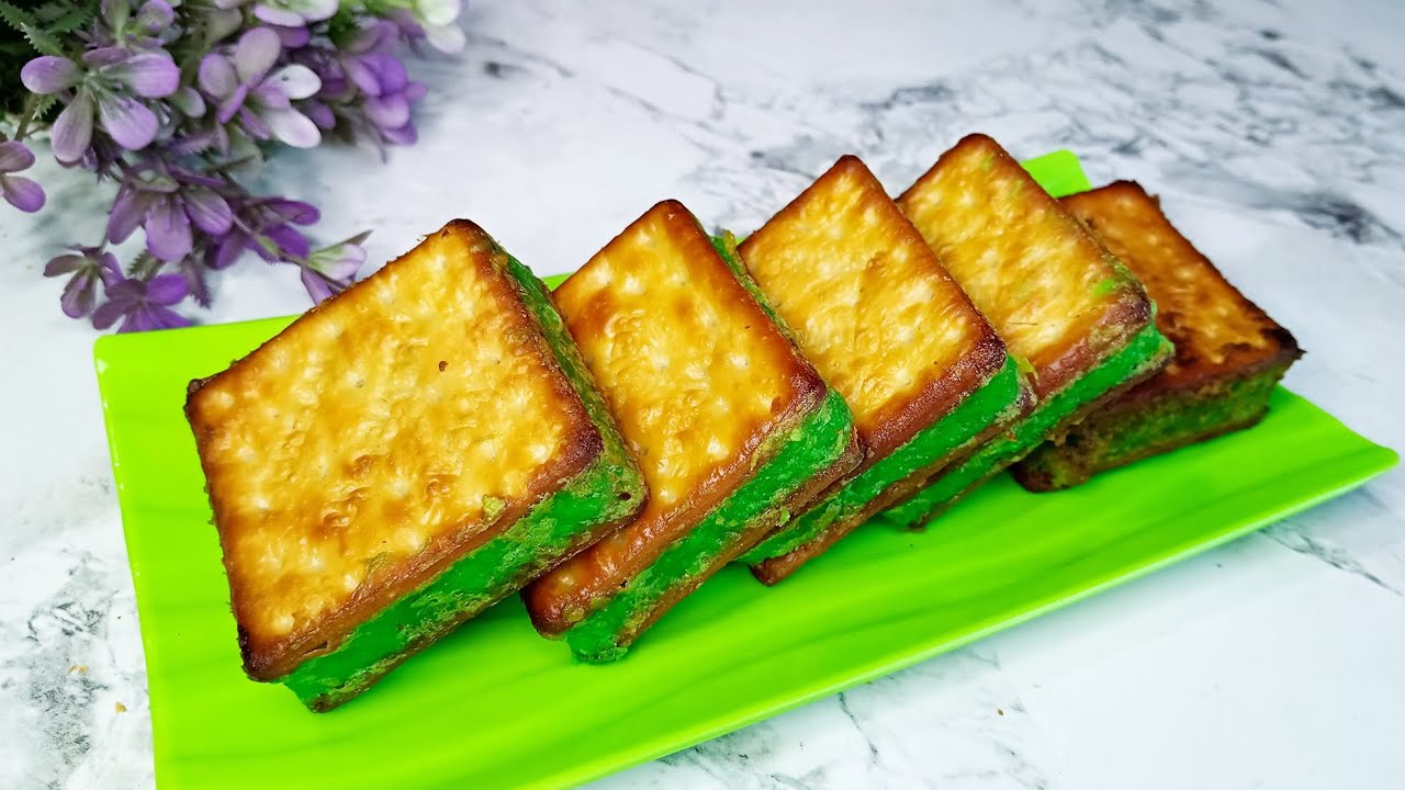 resep gabin goreng isi fla keju pandan yang lembut enak cocok untuk ide ...