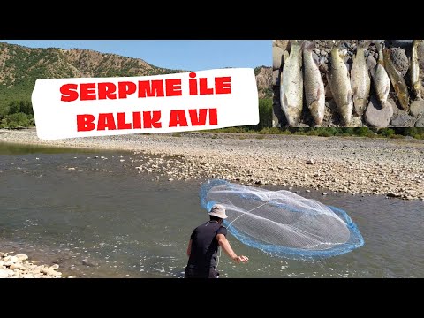 SERPME İLE BALIK AVI/TUT PİŞİR YE / FİSHİNG