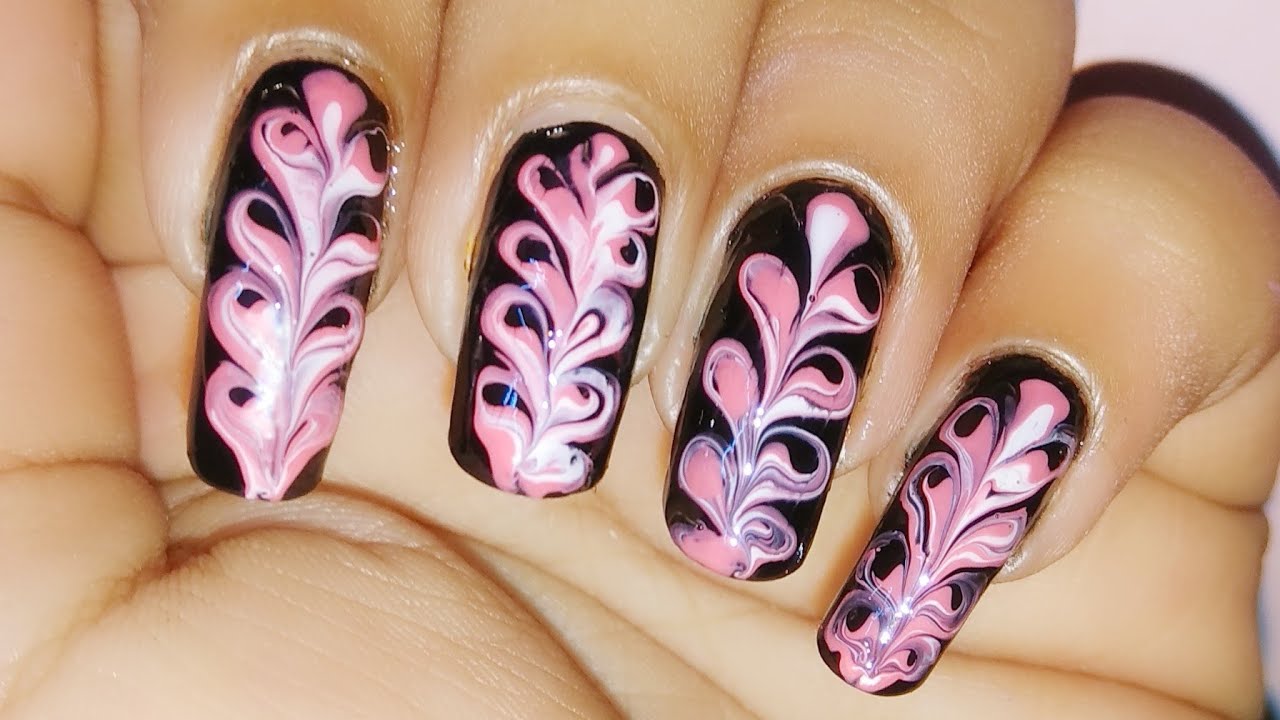 How to do dry needle nailart!!! - YouTube