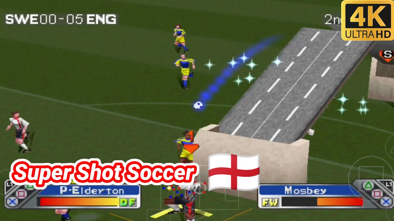 Super Shot Soccer PS1 | Gameplay England #31 - YouTube