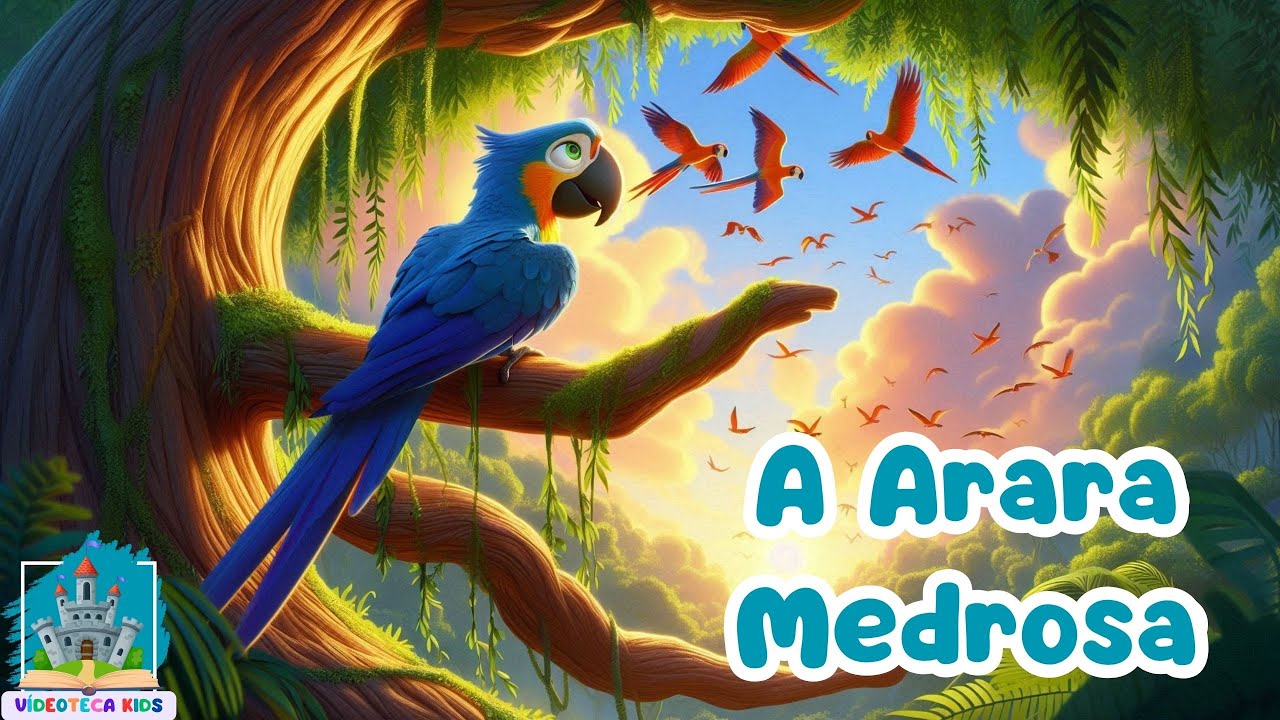 A ARARA MEDROSA - História Infantil | #historiainfantilparadormir # ...