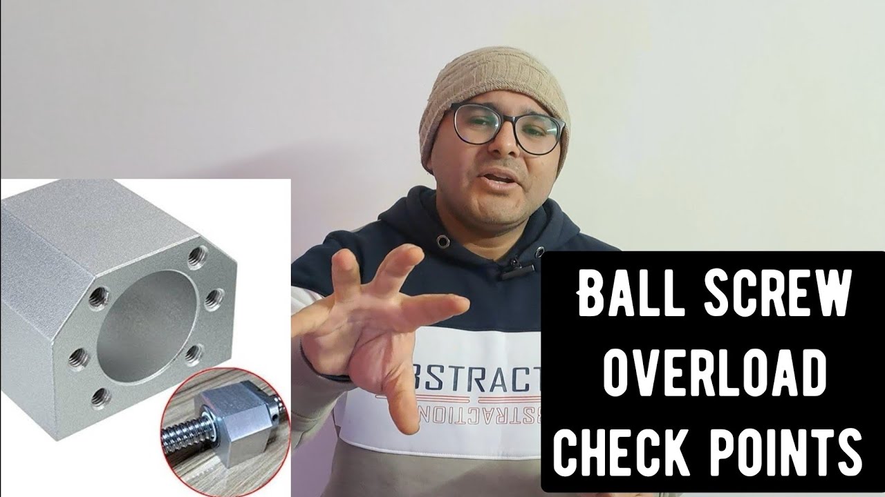 How to identify defective Ball screw ? - YouTube