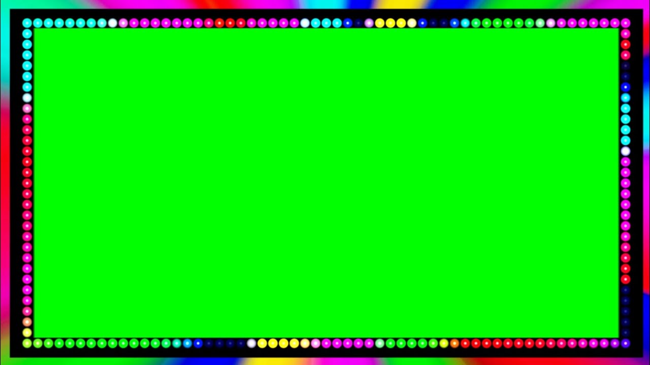New Green screen Border light | HD Video light effect animation - YouTube