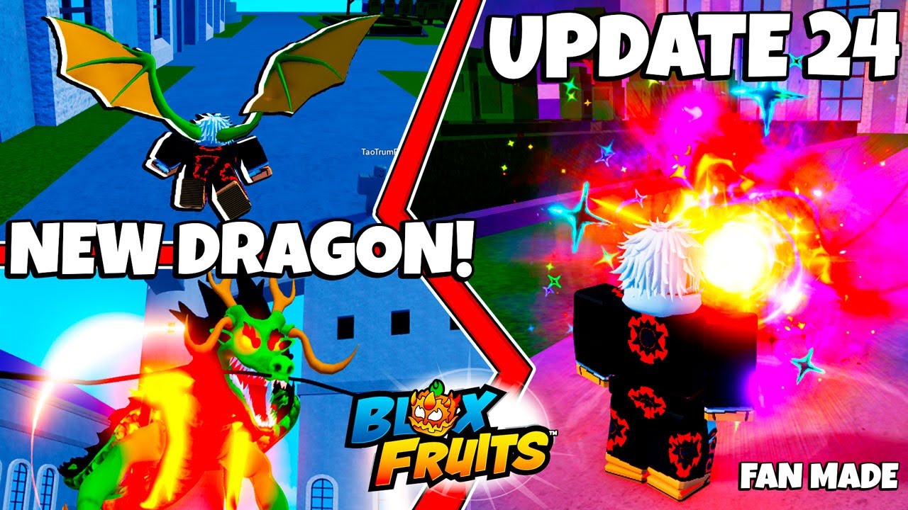 🐲 TESTEI a DRAGON FAN MADE MAIS EPICA do BLOX FRUITS! É MELHOR que a ...