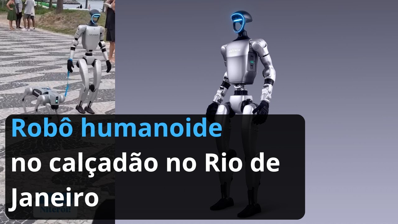 Robô Humanoide é Flagrado Passeando com Cão Robótico em Niterói no Rio ...