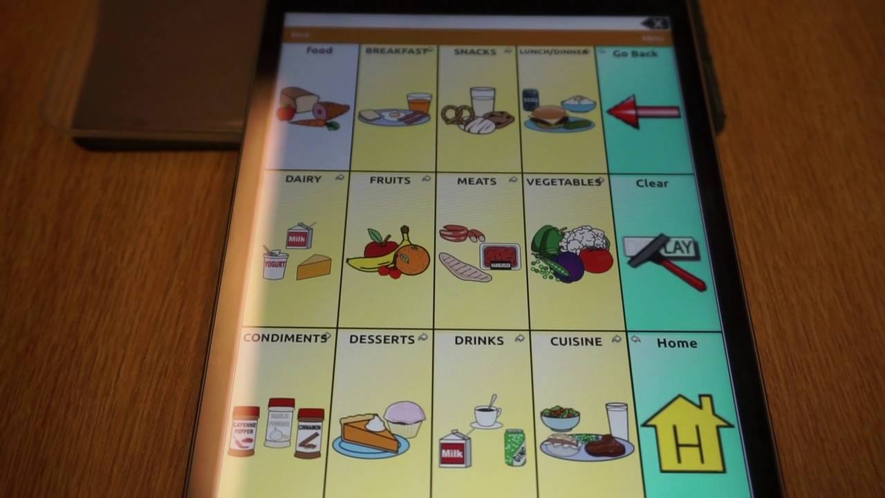AAC- TouchchatHL- Multichat 15 for adult with Cerebral Palsy - YouTube